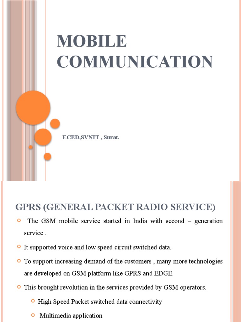 GPRS | PDF | General Packet Radio Service | Digital Technology