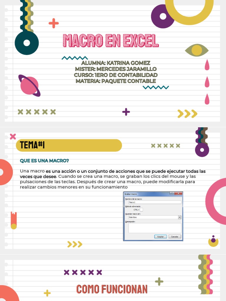 Paquete Contable | PDF | Macro (informática) | Microsoft Excel