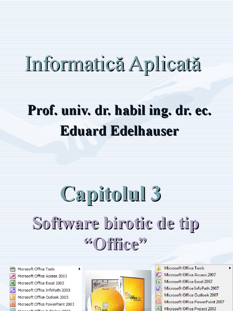 Curs 6 & 7 Word | PDF