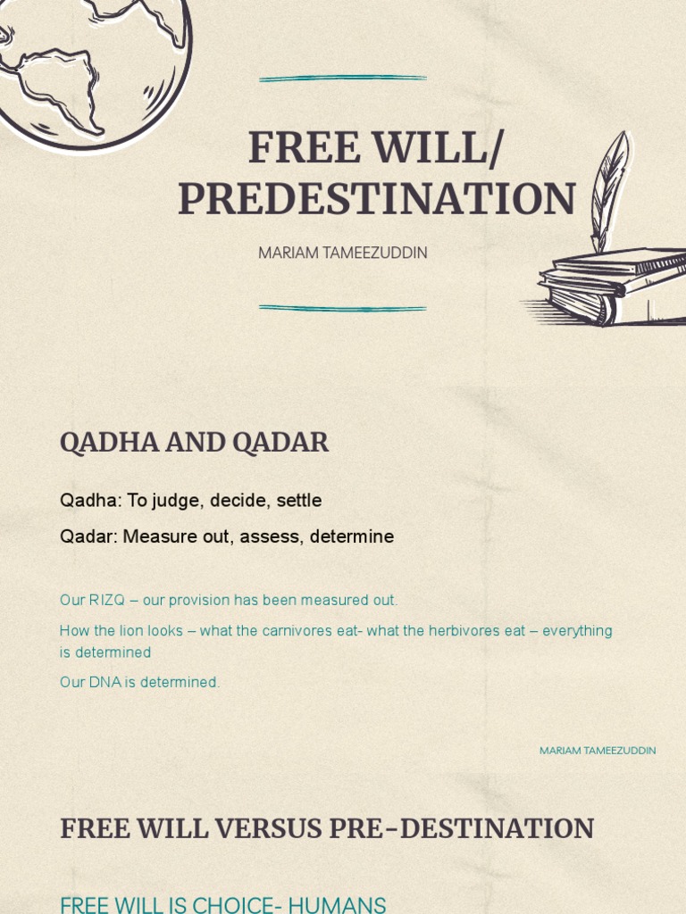 Free Will vs. Predestination in Islam | PDF | God In Islam | Umar