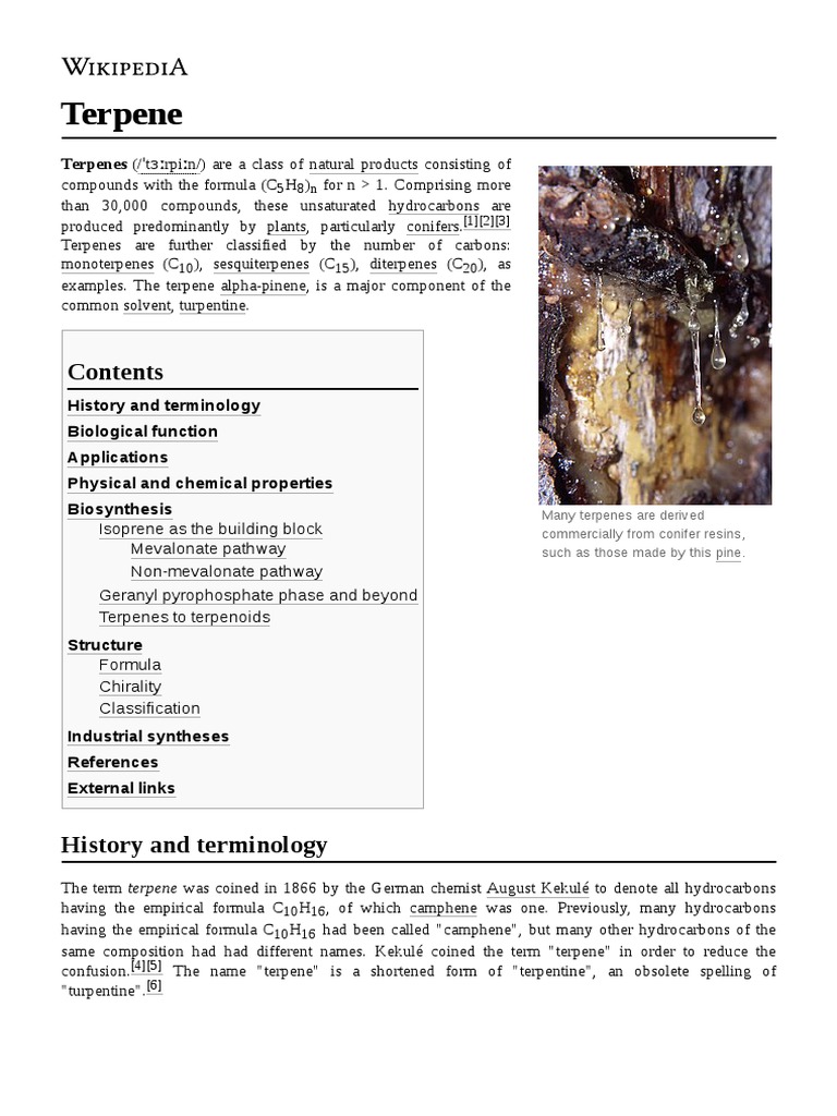 Terpene | PDF | Natural Products