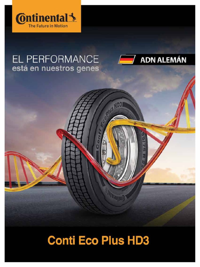 Continental EcoPlus HD3: Tracción y Ahorro | PDF | Metrología | Cantidad