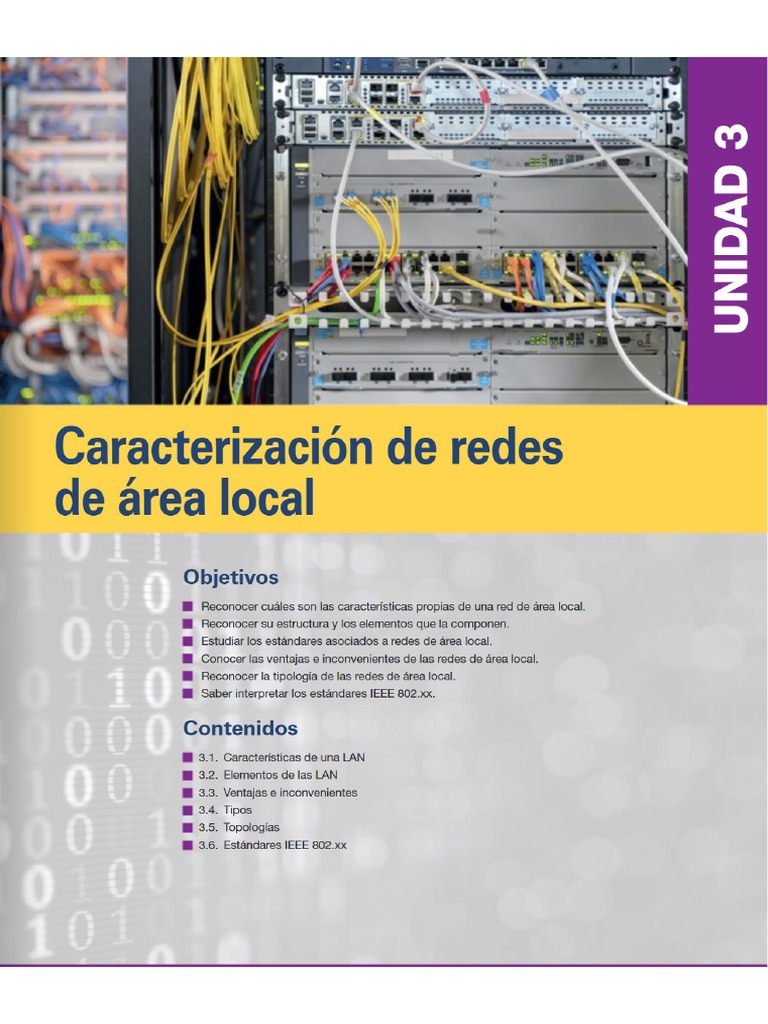 RDE - Unidad 3 - Caracterizacion de Redes Locales | PDF