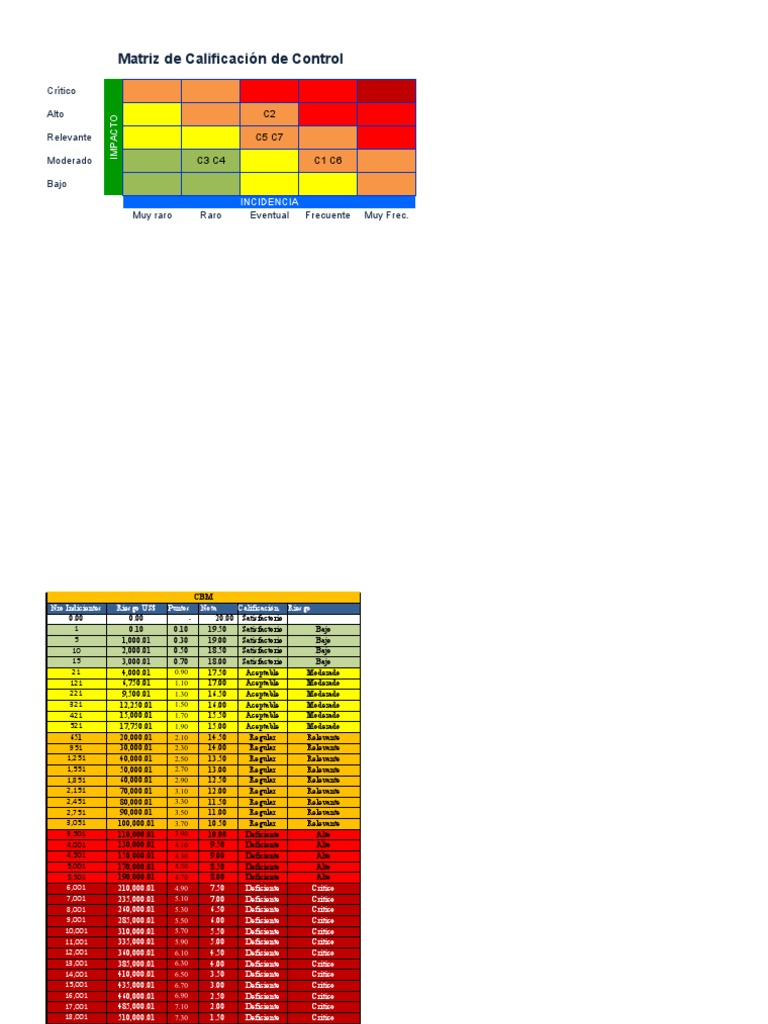 Matriz de Calificacion 2021 Proceso Activa | PDF