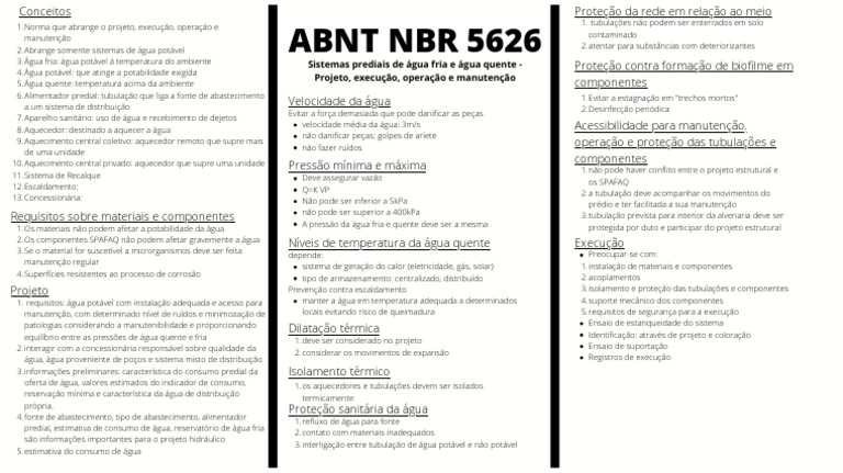 Abnt NBR 5626 | PDF | Calor | Temperatura