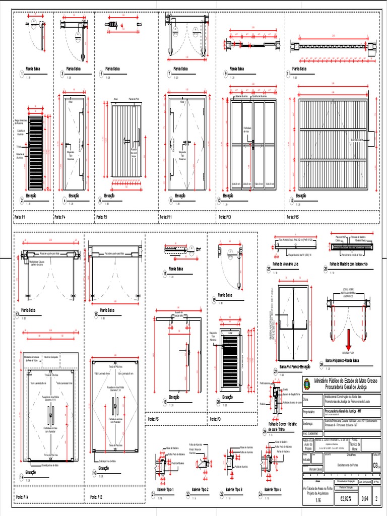 DET-03 - Detalhamento de Portas-A1 | PDF