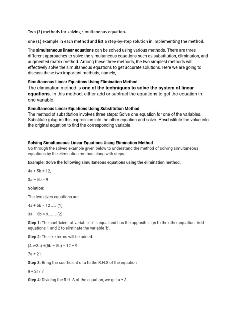 05 Task Performance 1 | PDF | Equations | System Of Linear Equations