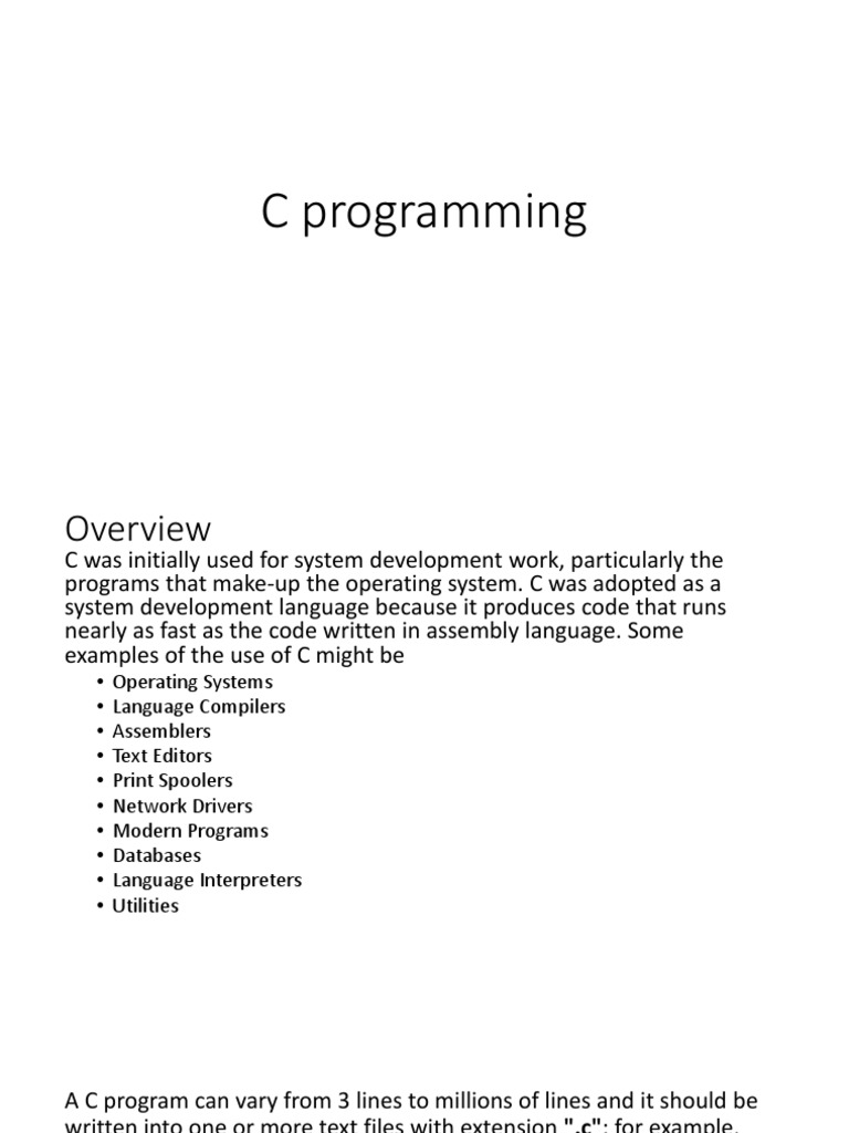 Basics of C Simplified | PDF | Pointer (Computer Programming ... Basics of C Simplified | PDF | Pointer (Computer Programming ...