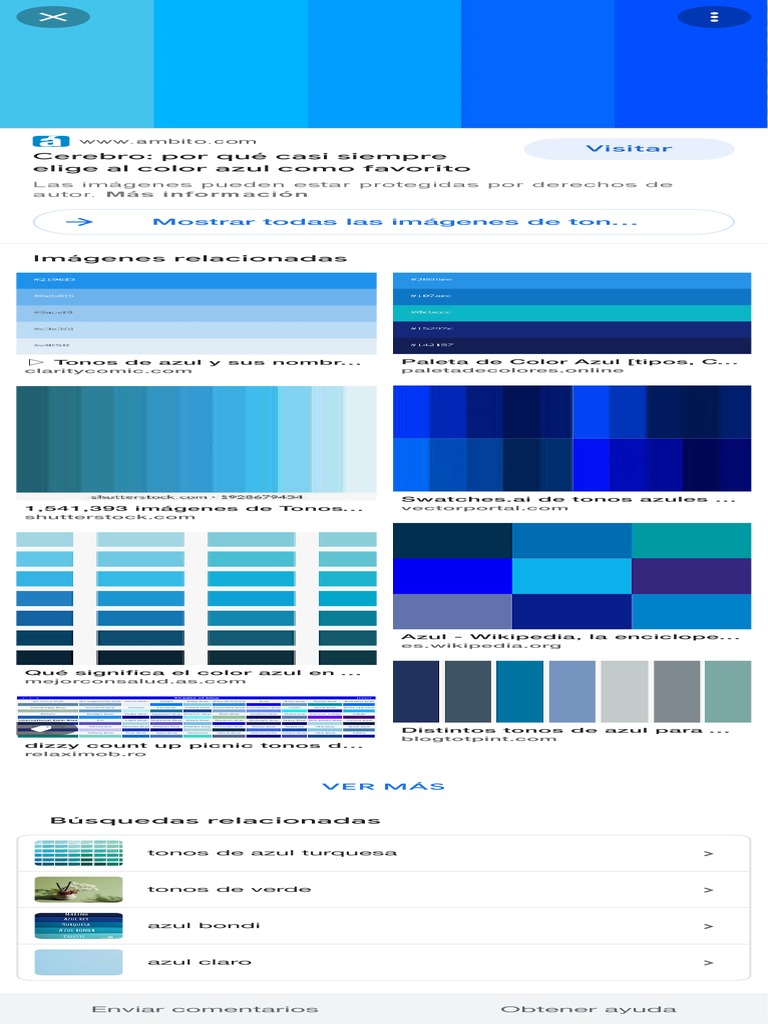 Tonos de Azul - Buscar Con Google | PDF