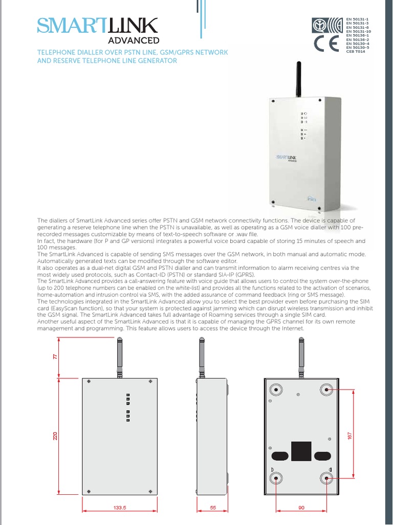 Inim Smartlink Agp | PDF