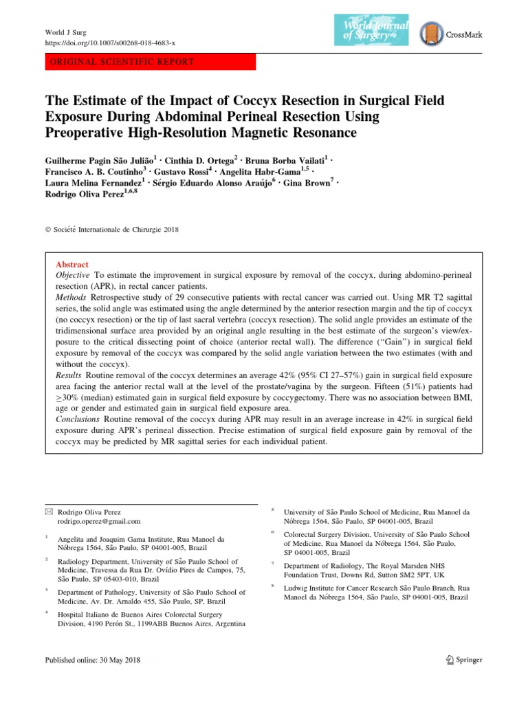 Coccyx ELAPE | PDF | Surgery | Colorectal Cancer