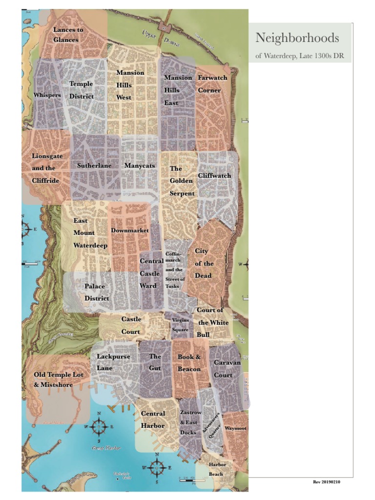 Neighborhoods of Waterdeep - Reduced | PDF