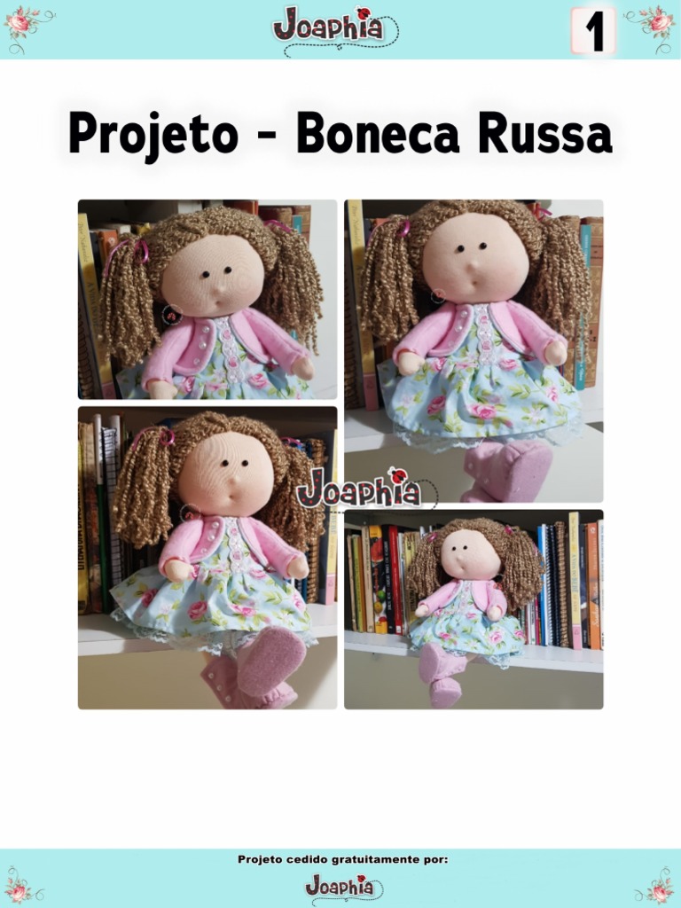 Projeto Boneca Russa by Joaphia | PDF
