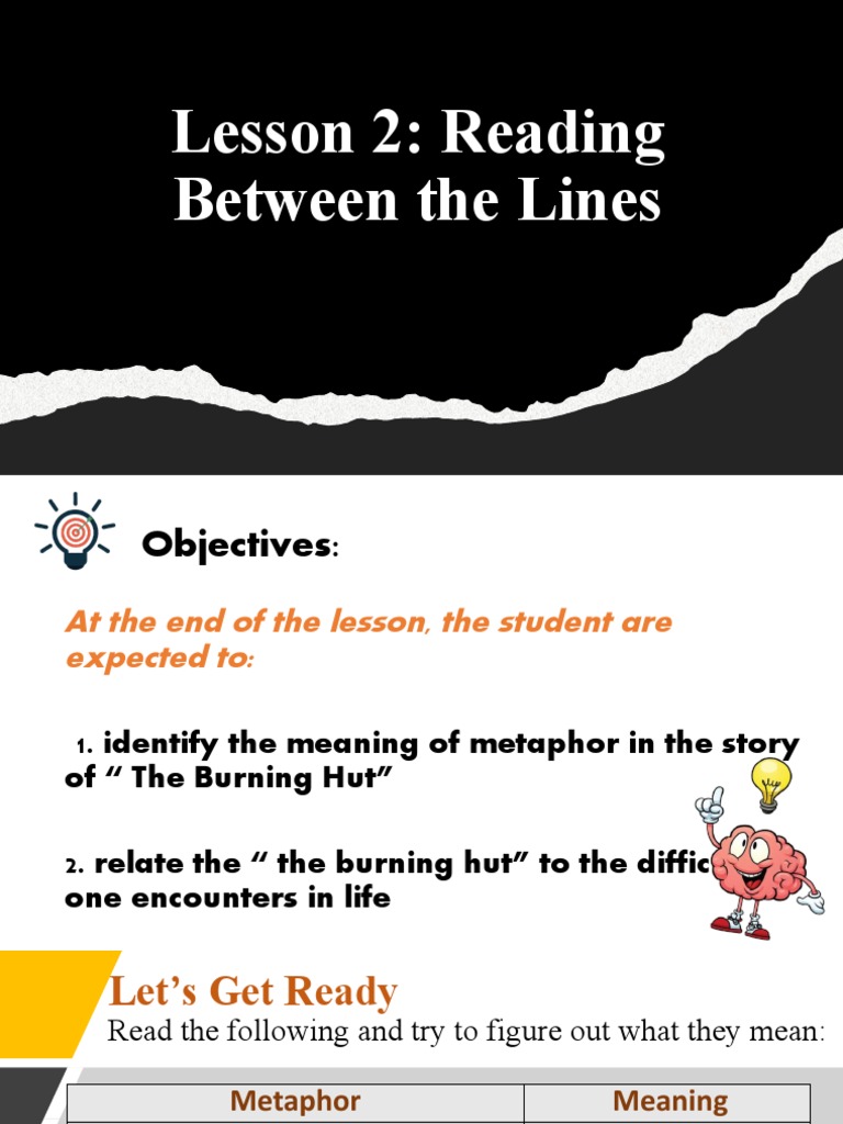 Lesson 2 - Read Between The Lines | PDF