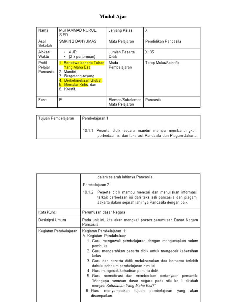 Modul Ajar 2-Saintifik-Ppg Unnes-Mohammad Nurul | PDF