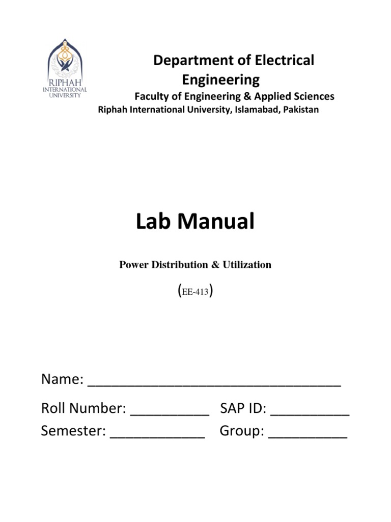Power Distribution MANUAL UPDATED | PDF | Electric Power Transmission ...