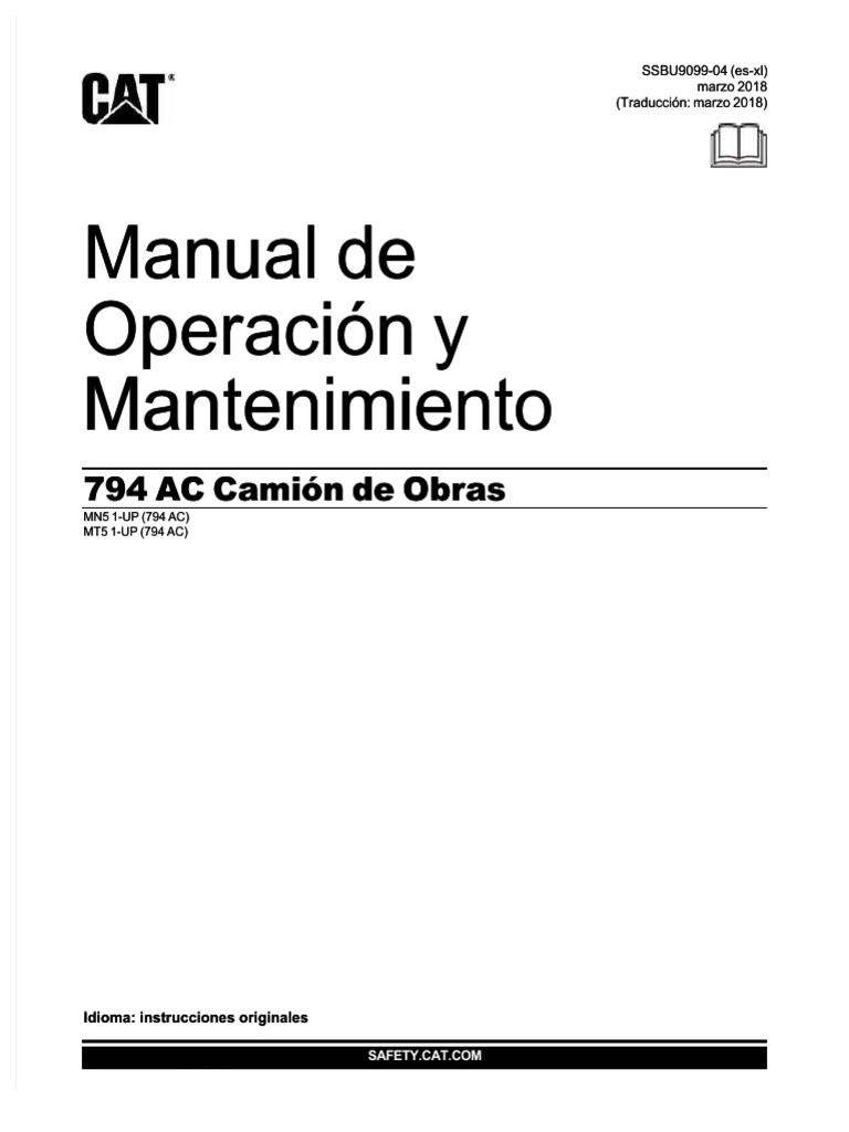 Manual-794-Ac Operacion y Mantenimiento | PDF