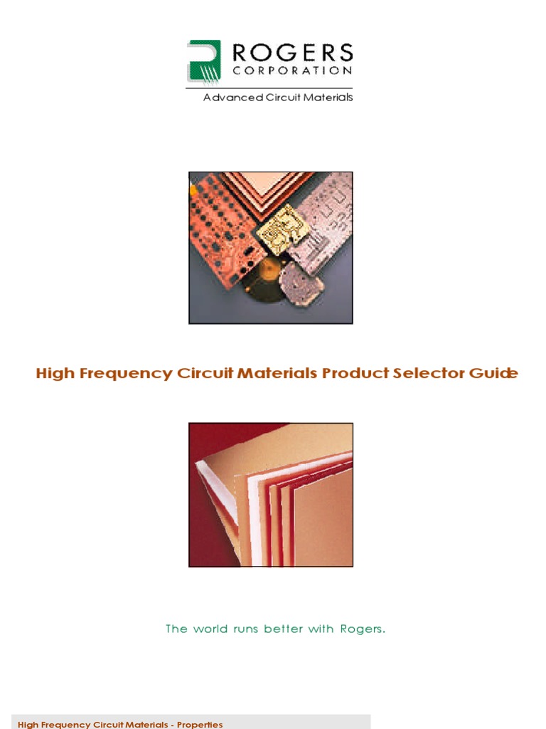 Rogers Corp Product Selector Guide | PDF | Building Engineering ...