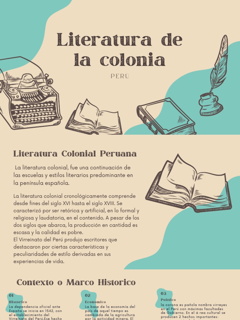 Literatura de La Colonia | PDF
