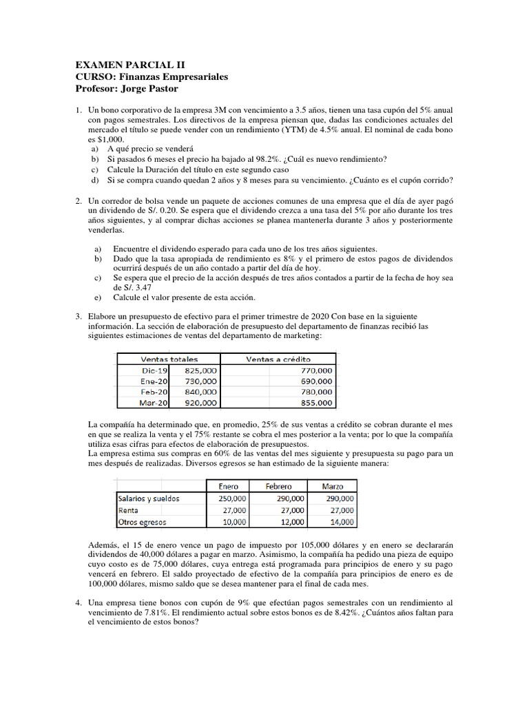 Evaluación 2 | PDF | Compartir (Finanzas) | Economias