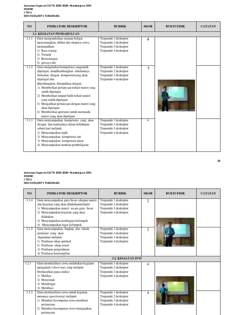 Kisi-Kisi Soal Dan Instrumen Penilaian (Formatif Dan Sumatif) | PDF