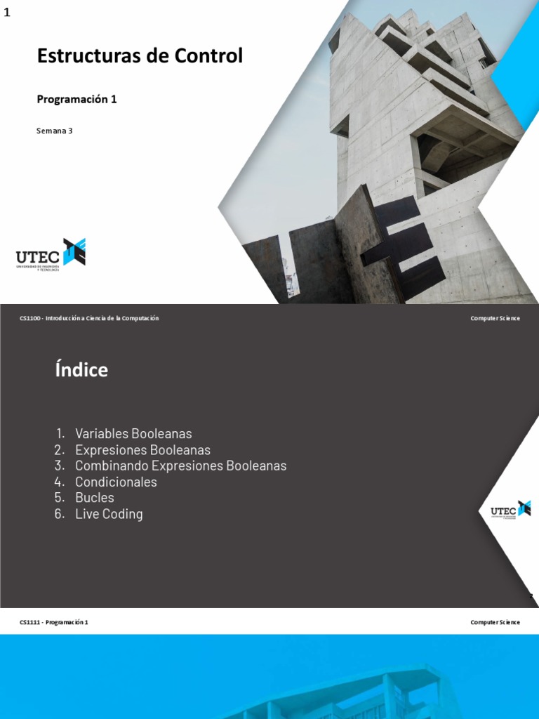 2022.2 S3 - Estructuras de Control - CS1111 | PDF