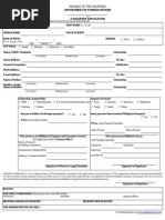 SAMPLE FORM 14a-Signed | PDF | Passport | Travel Visa
