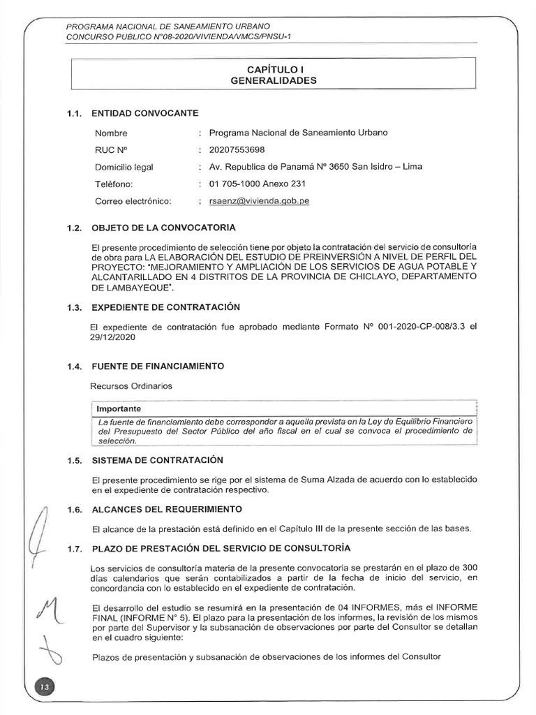 Estudio de Preinversion para 4 Distritos de JLO | PDF