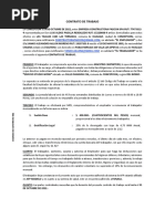 Modelo de Contrato Part Time Chile 2023 | PDF | Salario