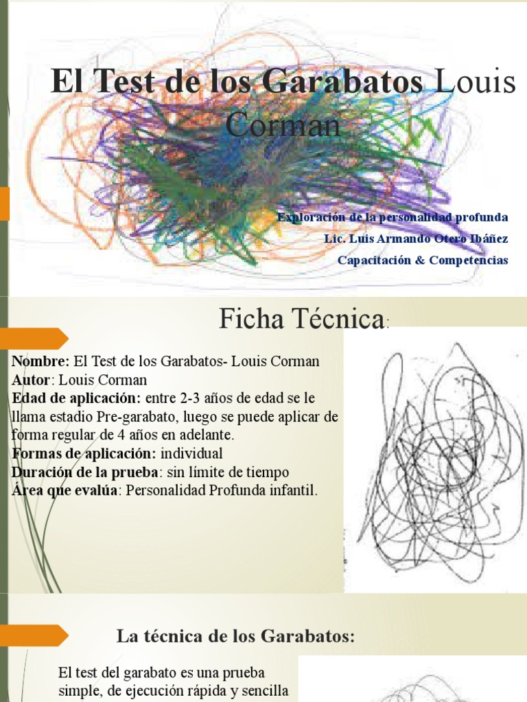 El Test de Los Garabatos Louis Corman | PDF | Neurosis | Sicología