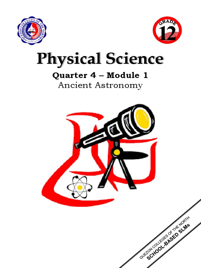 Physical Science Q4-Module 1 | PDF | Heliocentrism | Learning