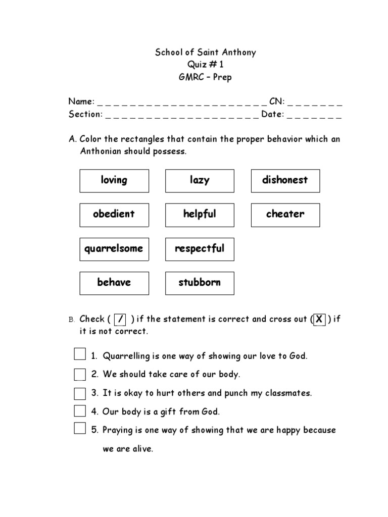 GMRC (Quiz1&2) | PDF