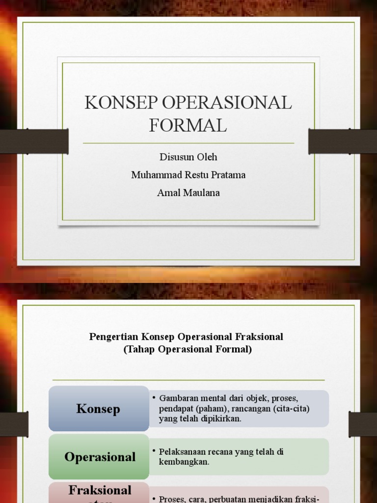 Operasional Formal | PDF