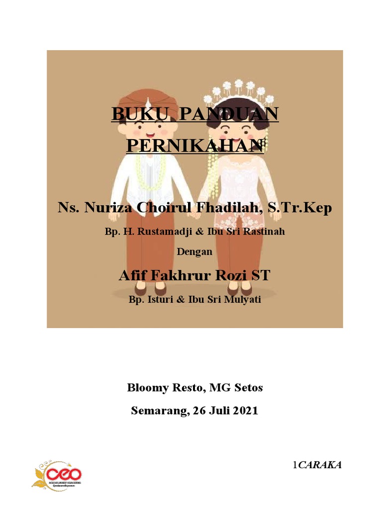 Copy1-Buku Panduan Caraka Baru 2021 Akad & Siraman | PDF