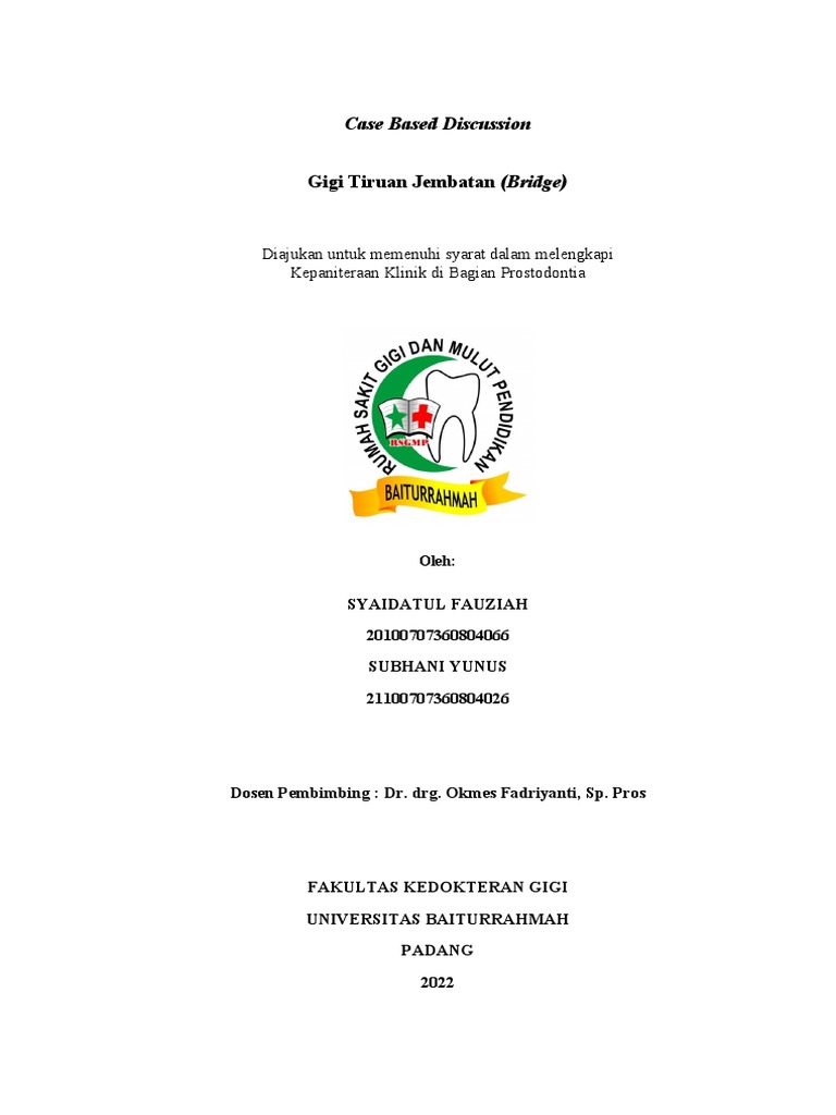 Makalah CBD GTJ Ziah Dan Hani | PDF