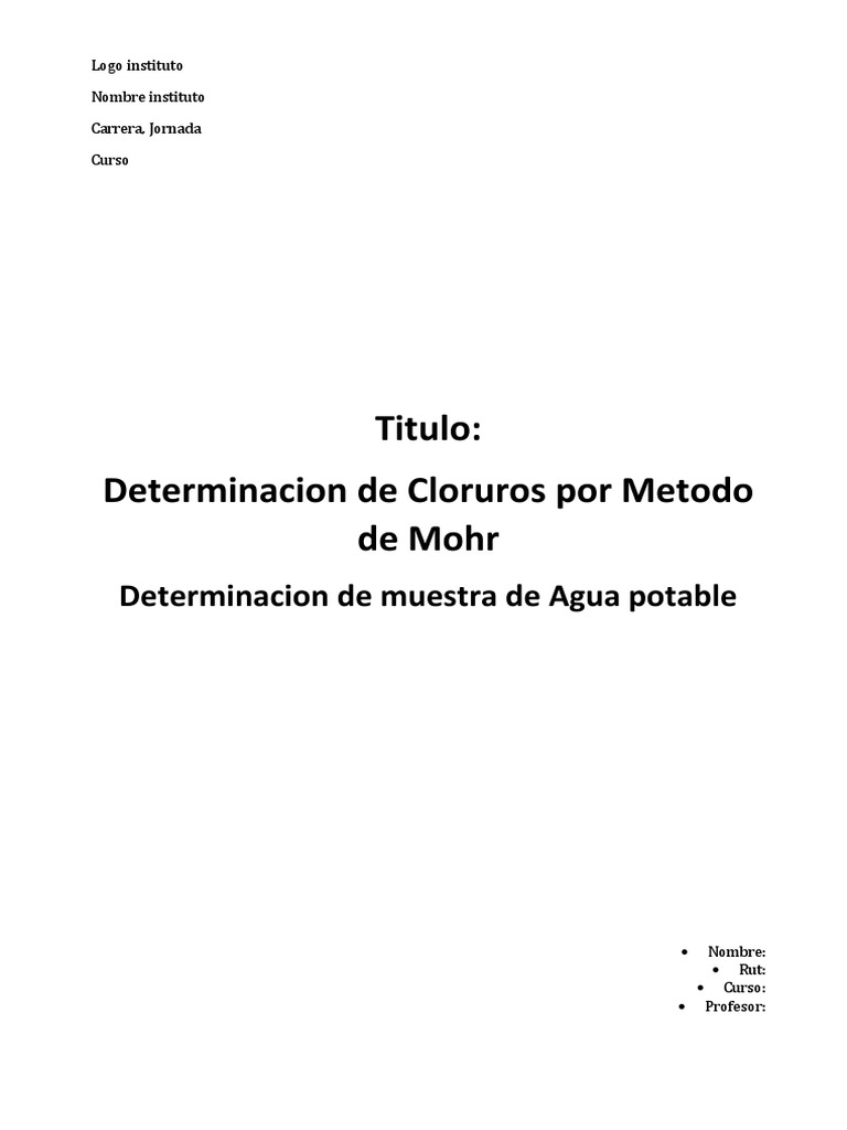 Ejemplo Informe | PDF