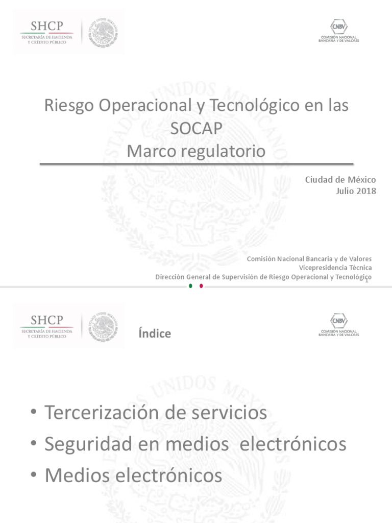 Lic Rafael Casta Eda - Riesgo Operacional y Tecnol Gico | PDF | Contraseña | Teléfonos móviles