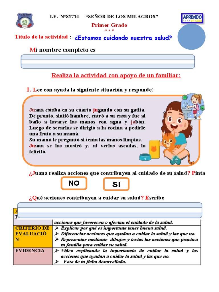 PS Estamos Cuidando Nuestra Salud | PDF