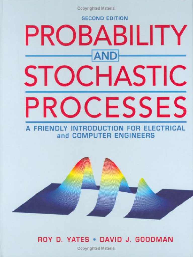 Second Edition Probability and Stochastic Processes Text Provides ...