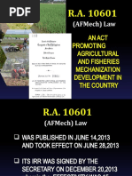RA 10601 Agricultural and Fisheries Mechanization Law of 2013 | PDF ...