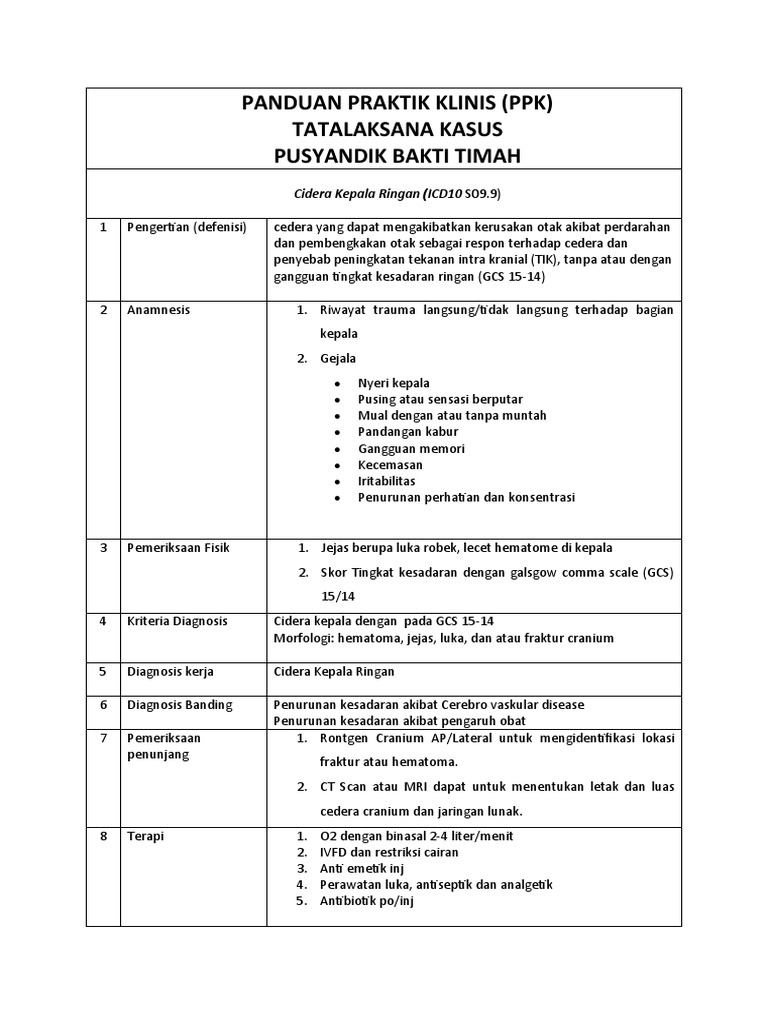 Panduan Praktik Klinis CKR | PDF