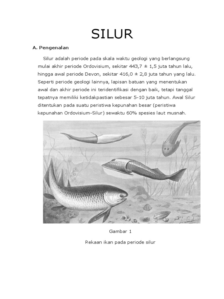 Periode Silur: Kehidupan dan Geologi | PDF