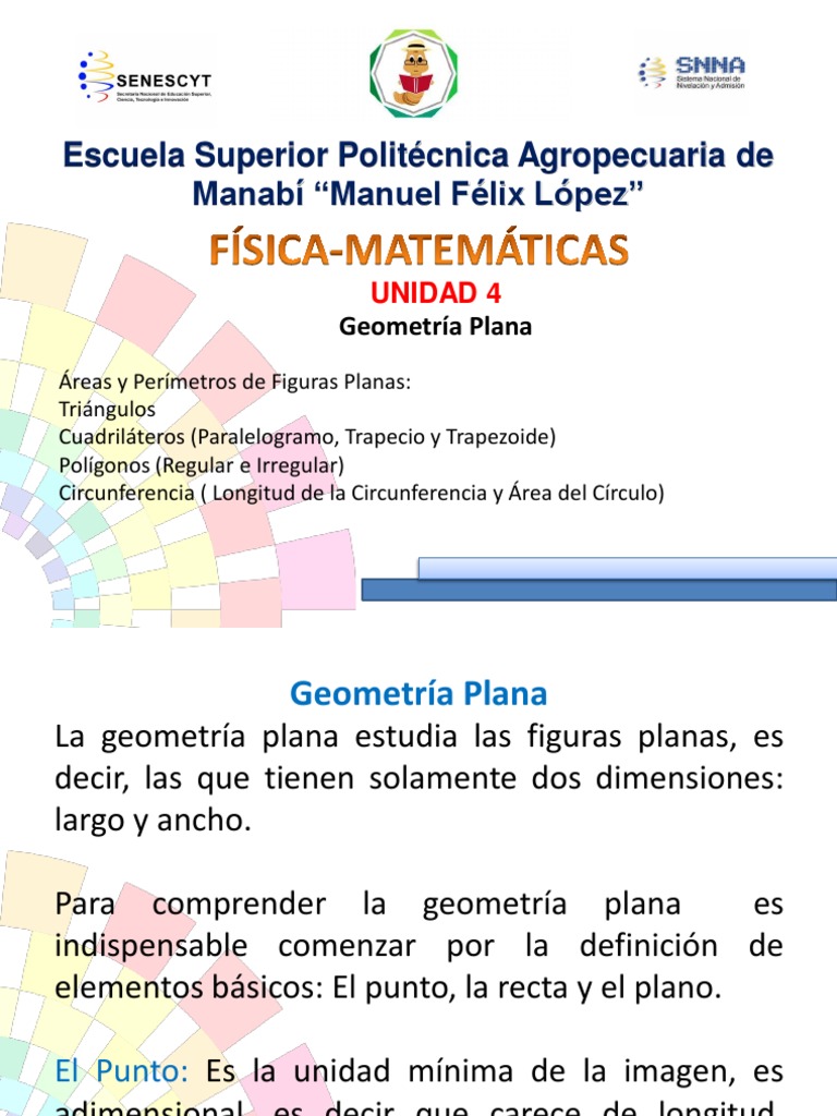 Matemáticas - Unidad #4 | PDF | Triángulo | Geometría euclidiana