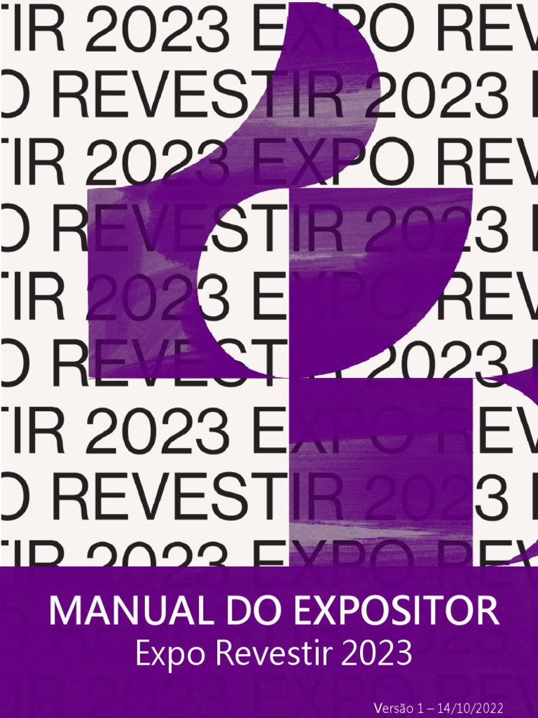 Manual Do Expositor - Expo Revestir 2023 | PDF | E-commerce | Impostos