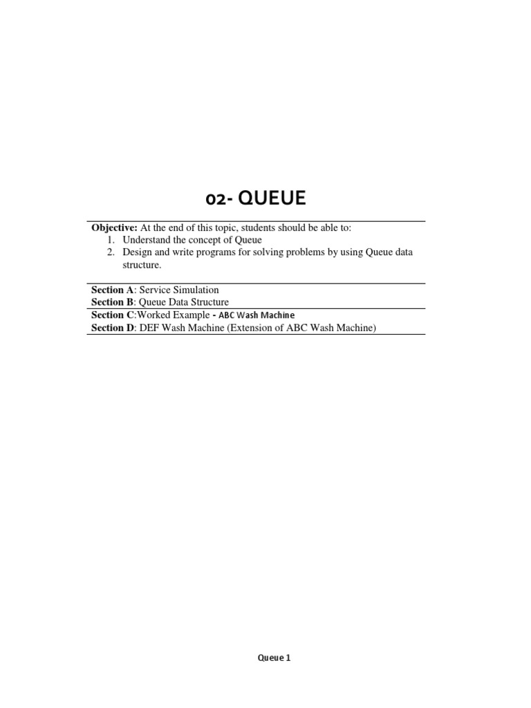 02 Queue Modul Using Java Queue Api Pdf Queue Abstract Data Type
