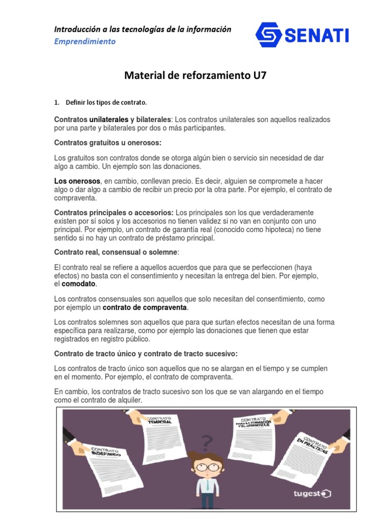 Material de Reforzamiento U7 | PDF | Derecho laboral | Derecho privado