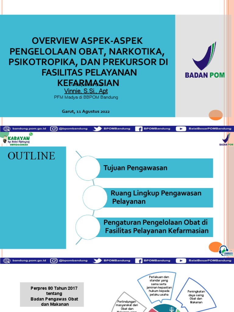 Materi Peraturan Di Bidang Pengelolaan Obat Bpom Pdf