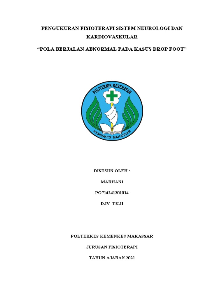 Pola Jalan Abnormal pada Drop Foot | PDF | Sains & Matematika