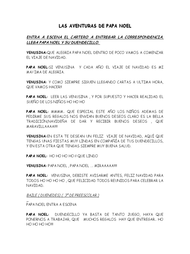 Las Aventuras de Papa Noel | PDF | Papá Noel | Navidad
