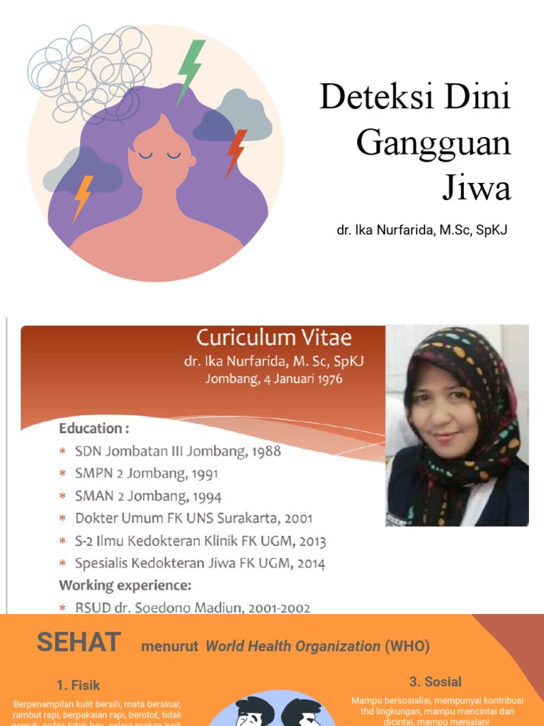 01 Deteksi Dini GGN Jiwa - Puskesmas Trawas | PDF | Pengembangan Diri